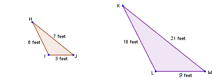 Identifying Ratio Relationships Between Similar Triangles Practice ...