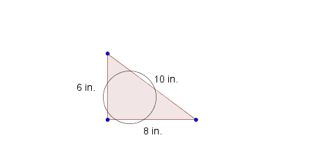 Inscribing a Circle in a Triangle Practice | Geometry Practice Problems ...