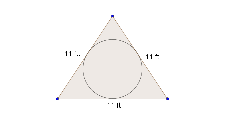 Inscribing a Circle in a Triangle Practice | Geometry Practice Problems ...
