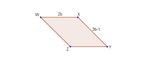 Finding Side Lengths of a Parallelogram where Side Lengths Include ...