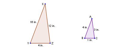 Identifying Ratio Relationships Between Similar Triangles Practice ...