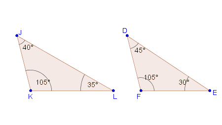 Identifying and Naming Similar Triangles Practice | Geometry Practice ...