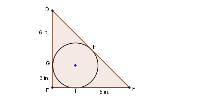 Finding the Perimeter of Polygons with an Inscribed Circle Practice ...