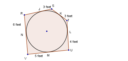 Finding the Perimeter of Polygons with an Inscribed Circle Practice ...