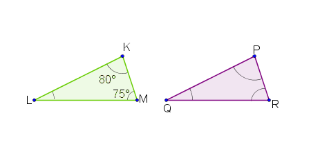 Finding the Measure of an Angle of a Triangle Given 2 Angles of a ...