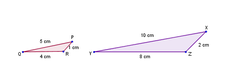Identifying Ratio Relationships Between Similar Triangles Practice ...