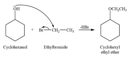 How to prepare the cyclohexyl ethyl ether from cyclohexanol. | Study.com