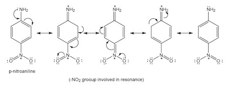 Account for the fact that p-nitroaniline (pKa 5 =.0) is less basic than ...