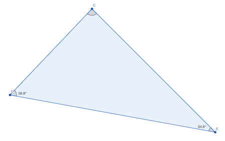 Using the Angle-Sum Triangle Theorem Practice | Study.com