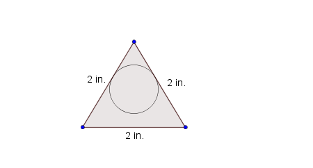 Inscribing a Circle in a Triangle Practice | Geometry Practice Problems ...