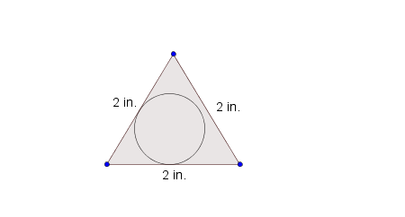 Inscribing a Circle in a Triangle Practice | Geometry Practice Problems ...