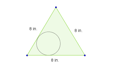 Inscribing a Circle in a Triangle Practice | Geometry Practice Problems ...