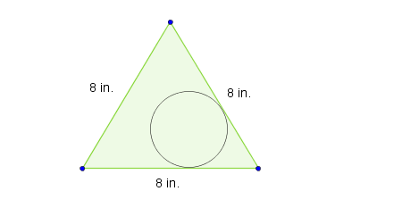 Inscribing a Circle in a Triangle Practice | Geometry Practice Problems ...