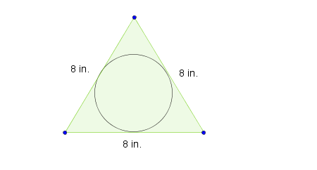 Inscribing a Circle in a Triangle Practice | Geometry Practice Problems ...