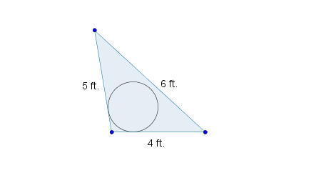 Inscribing a Circle in a Triangle Practice | Geometry Practice Problems ...