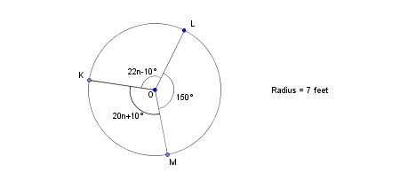 Finding Arc Length with Angle Equations Practice | Geometry Practice ...