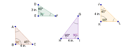 Classifying Congruent Triangles Practice | Geometry Practice Problems ...