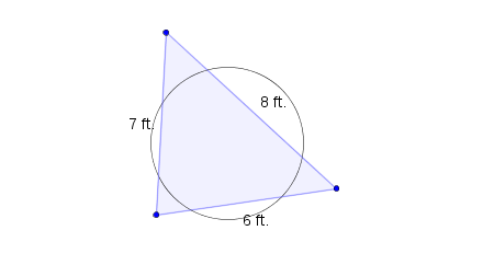 Inscribing a Circle in a Triangle Practice | Geometry Practice Problems ...