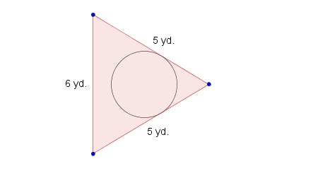 Inscribing a Circle in a Triangle Practice | Geometry Practice Problems ...