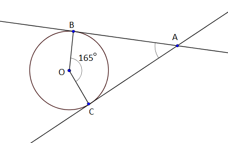 How to Find the Inscribed Angle or Circumscribed Angle Given the ...