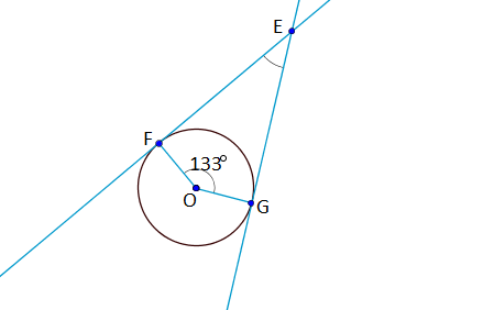 How to Find the Inscribed Angle or Circumscribed Angle Given the ...