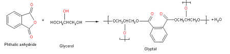If phthalic anhydride reacts with glycerol (instead of glycol), what ...