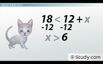 Solving Linear Inequalities: Practice Problems - Lesson | Study.com
