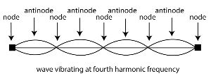 What is the possible number of nodes and antinodes along one full ...