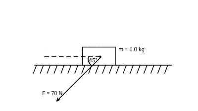 Calculating the Effect of Diagonal Forces on Normal Force Practice ...