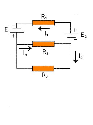 Writing Kirchhoff's Loop Rule Equations for a Circuit with Two or More Closed Loops Practice ...