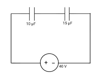Determining the Total Charge Stored in a System of Capacitors in Series ...