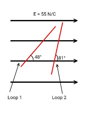 Determining Relative Electric Flux Magnitudes for Uniform Fields at ...