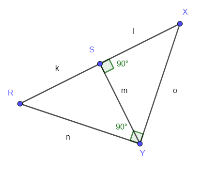 Identifying Similar Right Triangles that Overlap Practice | Geometry ...