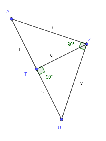 Identifying Similar Right Triangles that Overlap Practice | Geometry ...