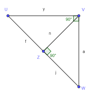 Identifying Similar Right Triangles that Overlap Practice | Geometry ...