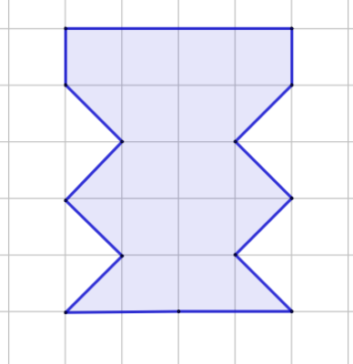 Finding the Area of a Composite Figure on a Grid Practice | Geometry ...