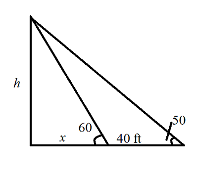 Pat needs to determine the height of a tree before cutting it down to ...