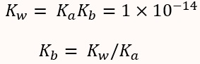 If K_a is 1.80 x 10^{-4}, what is K_b for its conjugate base HCOO ...