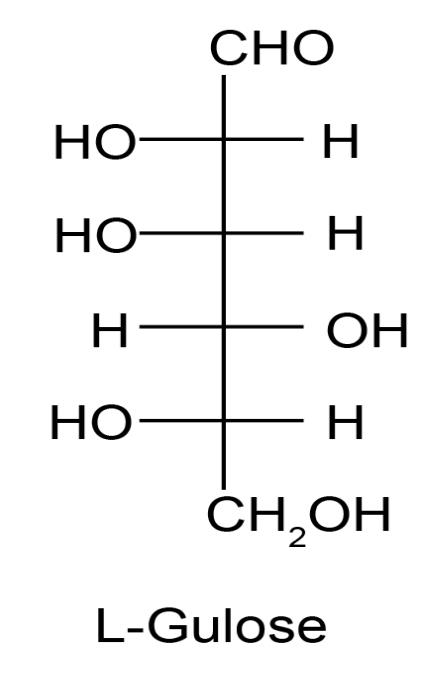 Reduction of l-gulose with NaBH_4 leads to the same alditol (d-glucitol ...