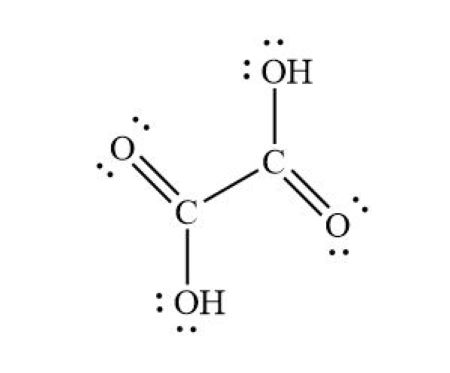 Oxalic Acid Lewis Structure