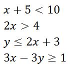 Linear Inequalities | Equations & Examples - Lesson | Study.com