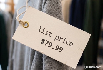 List Price Definition, Calculation & Examples - Lesson | Study.com