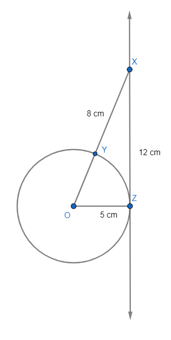 Determining If a Line is Tangent Given a Drawing with Lengths Practice ...