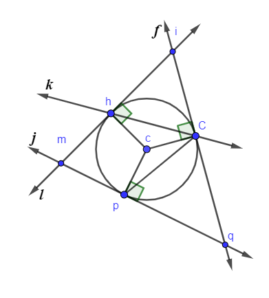 Determining If a Line is Tangent Given a Drawing with Angles Practice ...