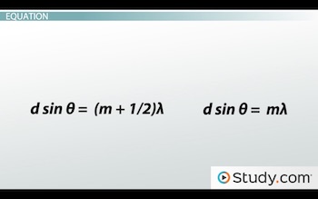Double-Slit Diffraction Definition, Equation & Examples - Lesson ...