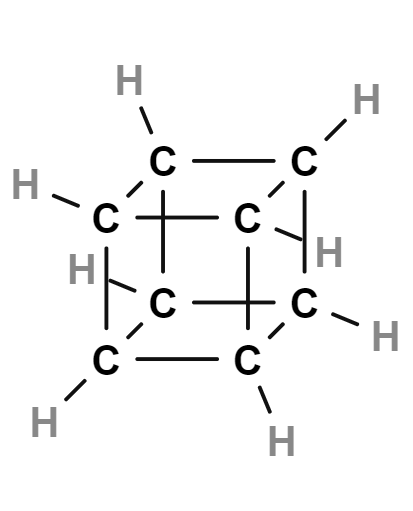 Cubane C 8 H 8 ( s ) is a cubic-shaped hydrocarbon with a carbon atom ...