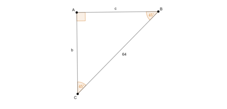 Using the 45-45-90 Triangle to Find Side Lengths Practice | Geometry ...
