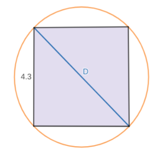 Inscribing a Square in a Circle Practice | Geometry Practice Problems ...