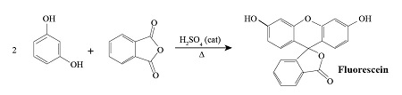 Draw a complete mechanism for formation of fluorescein. | Study.com