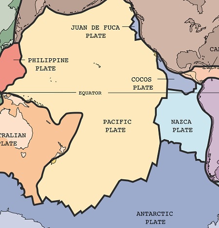 Where is the Pacific Plate located? | Study.com